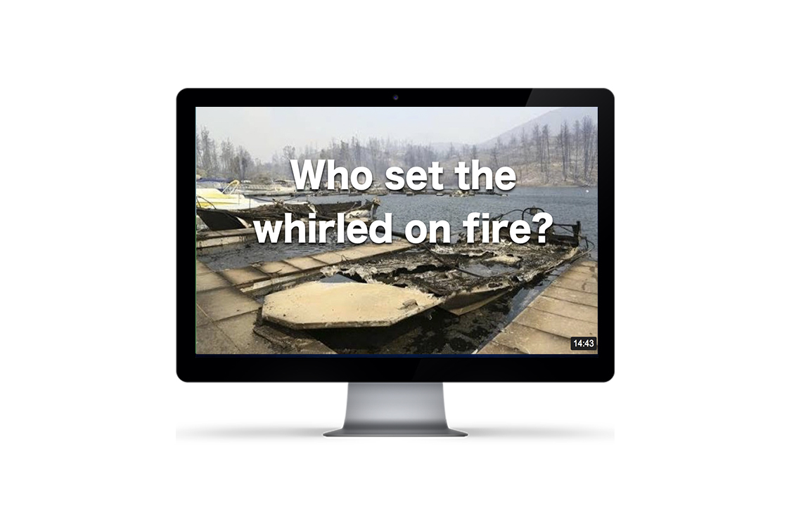 Who Set the Whirled on Fire – STOP | LOOK | THINK